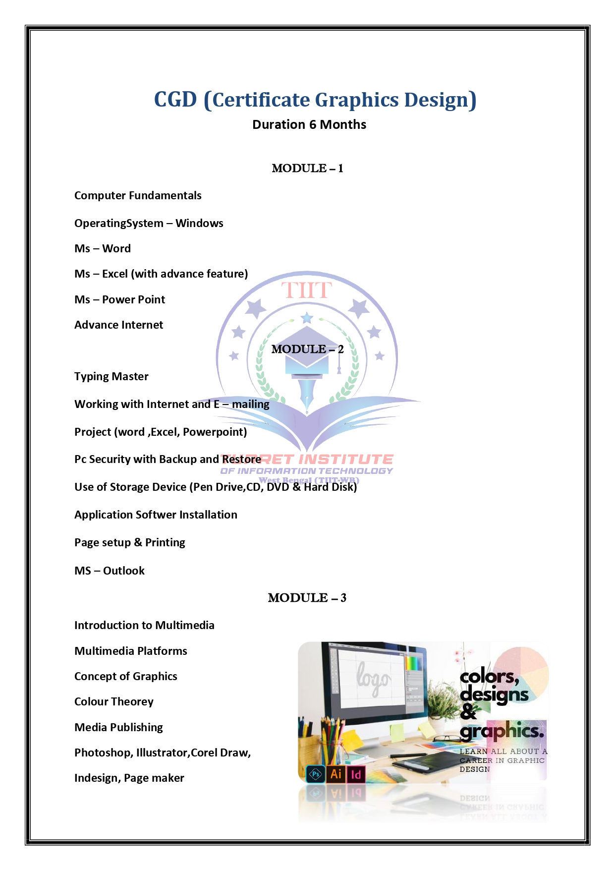 TIIT-Turret Institute of Information Technology